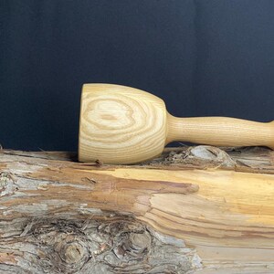 Woodcarving Mallet , Hand Turned Mallet , Hand Made , Carpenter's Tool ...