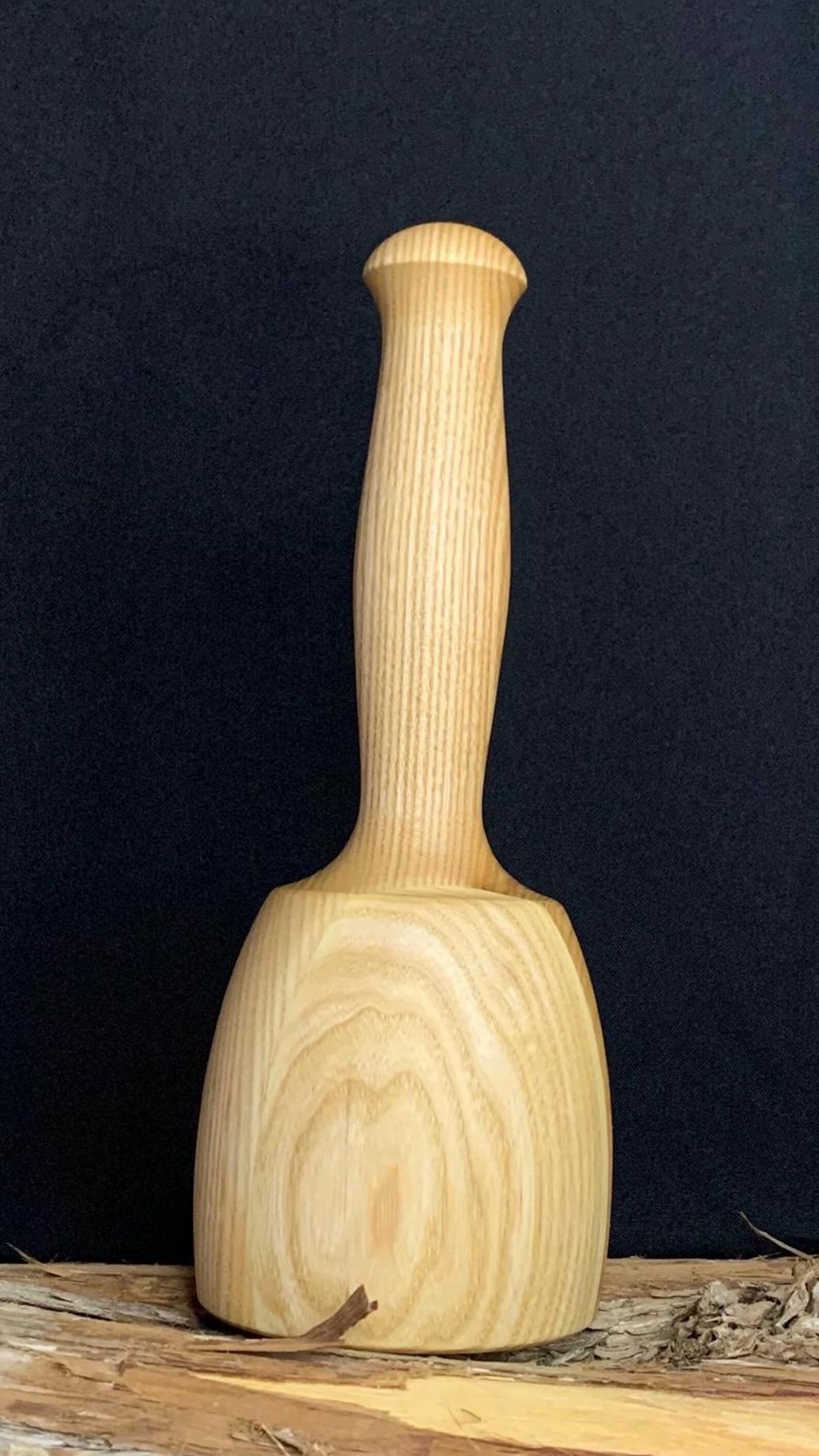 Woodcarving Mallet , Hand Turned Mallet , Hand Made , Carpenter's Tool ...