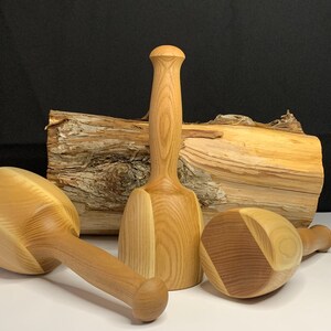 Woodcarving Mallet , Hand Turned Mallet , Hand Made , Carpenter's Tool ...