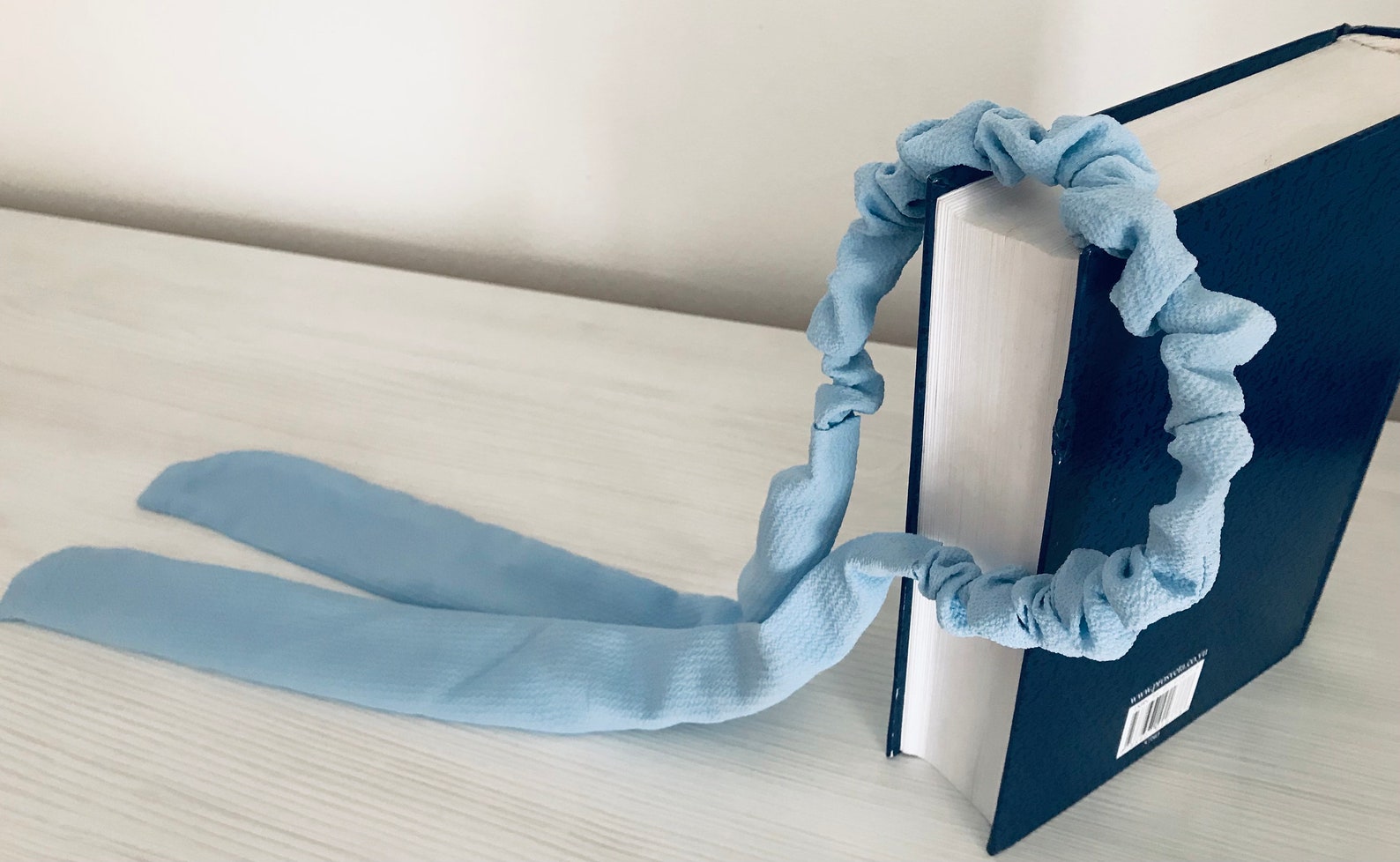 Cotton Light Blue Hair Band With Ribbons for Tying Hair - Etsy