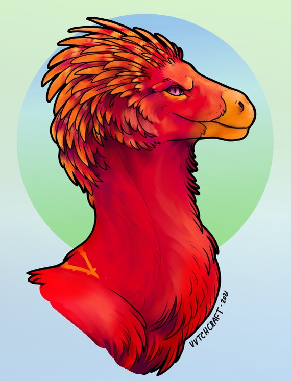 Character Art headshot Feral Human Furry/anthro Ocs - Etsy