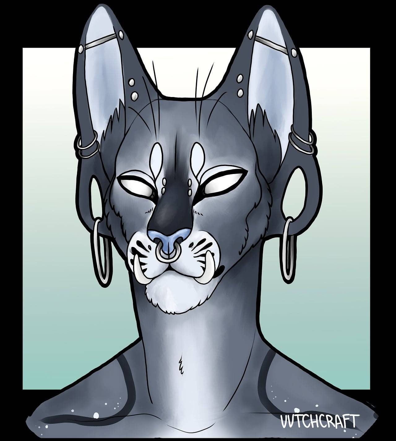 Charakterkunst Headshot Feral, Mensch, Furry/Anthro OCs Provisionen ...