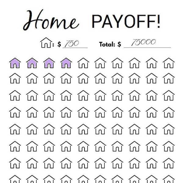 Debt Payoff Coloring Sheet - Etsy