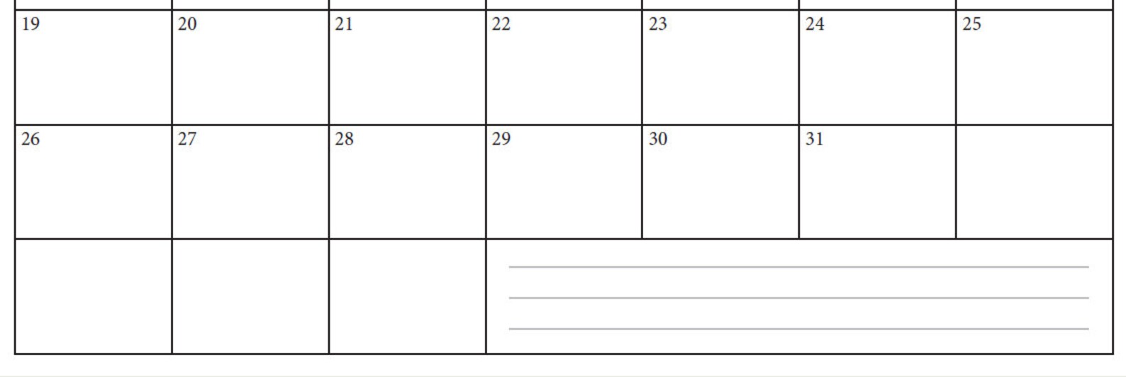 Month of DECEMBER 2021 Simple Calendar Minimalist Basic | Etsy