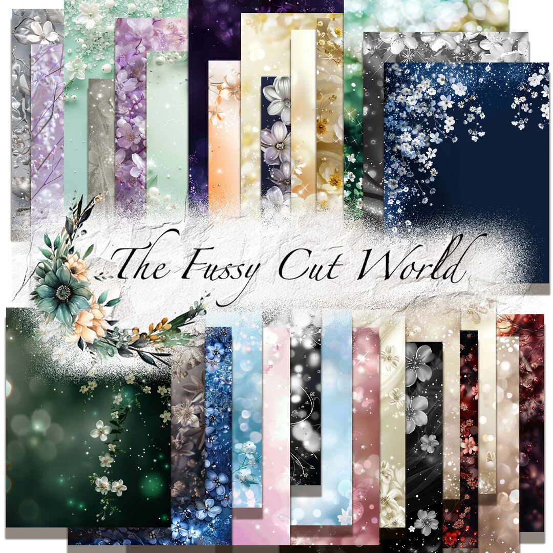 30 Pages of Printable Backgrounds for Journaling, Scrapbooking ...