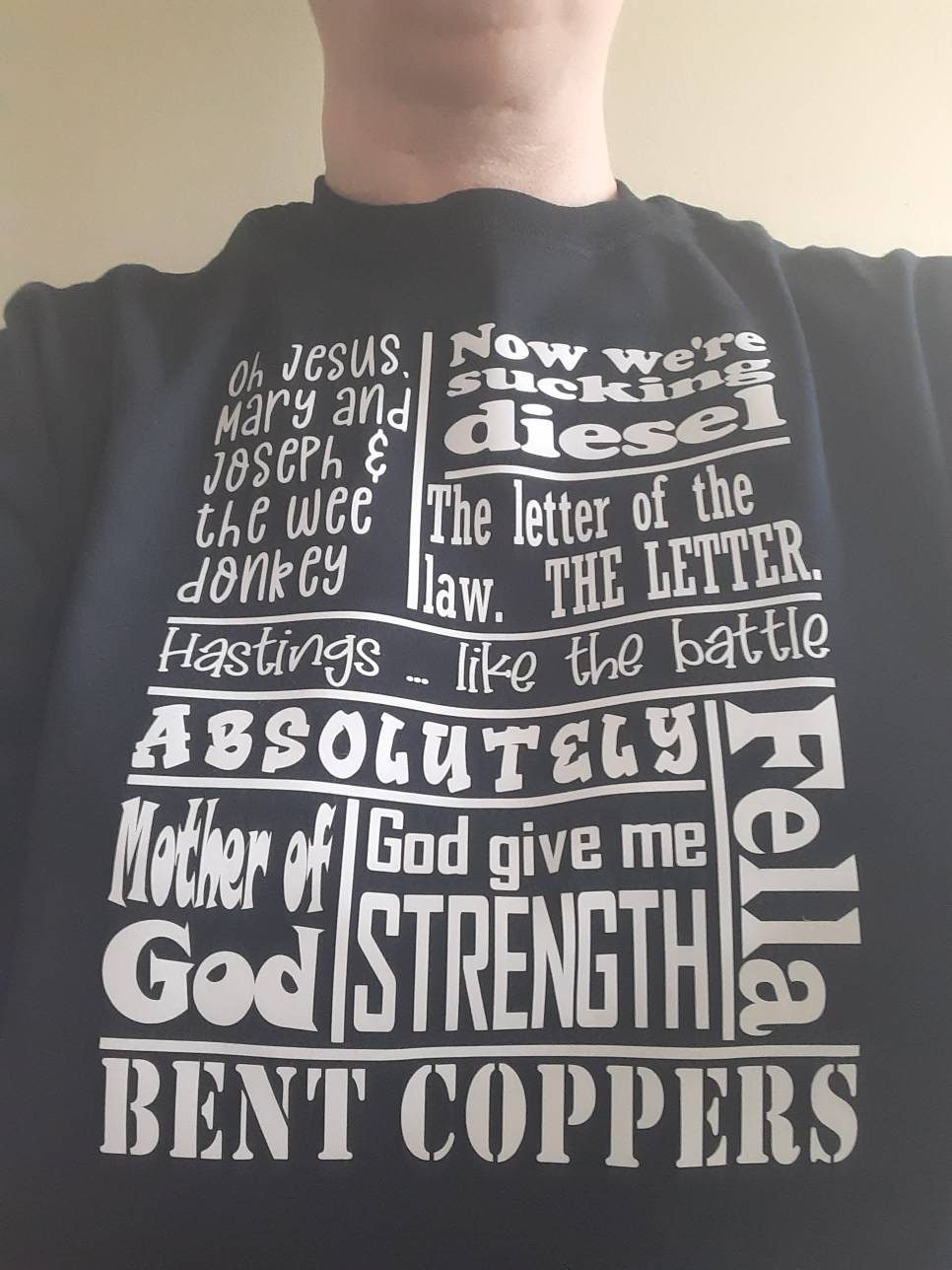 Line of Duty unisex t-shirt XXL Ted Hastings quotes LOD | Etsy