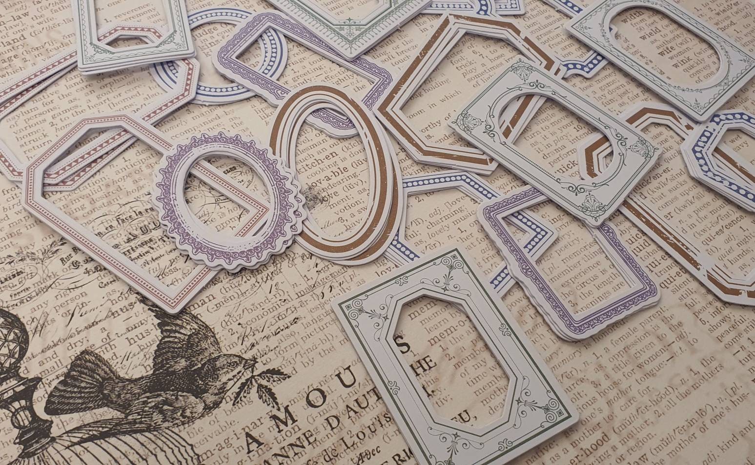 Paper Frames for Bullet Journal / Grab Bag of 12 Different | Etsy