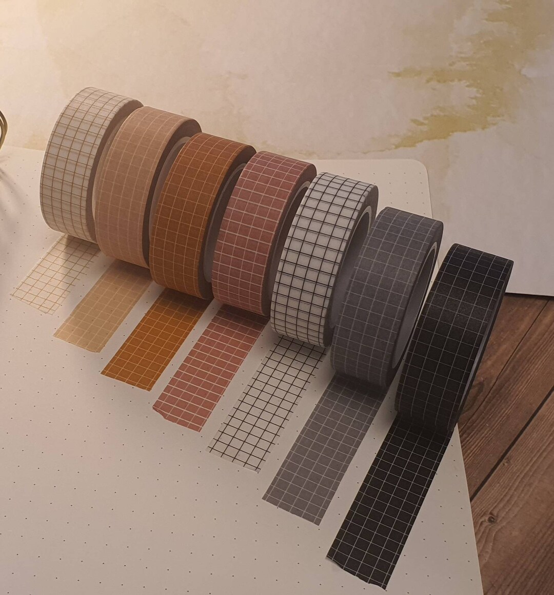 Grid Washi Tape - Etsy
