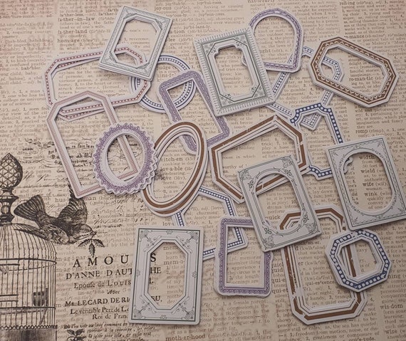 Paper Frames for Bullet Journal / Grab Bag of 12 Different | Etsy