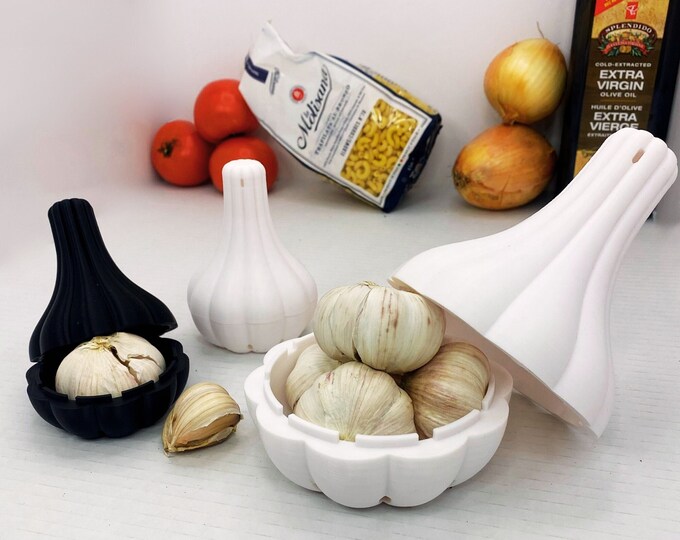 Stoneware Pottery Garlic Keeper - Etsy