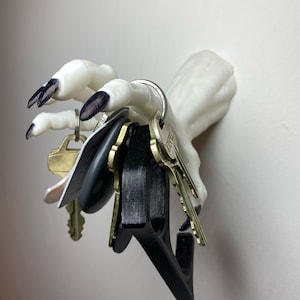 Home or Bed Room Wall Decoration, Key or Jewelry Holder. Spooky Goth ...