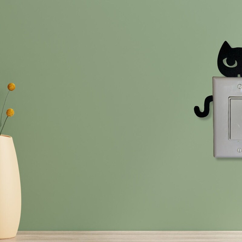 Light Switch Cat Decal - Etsy