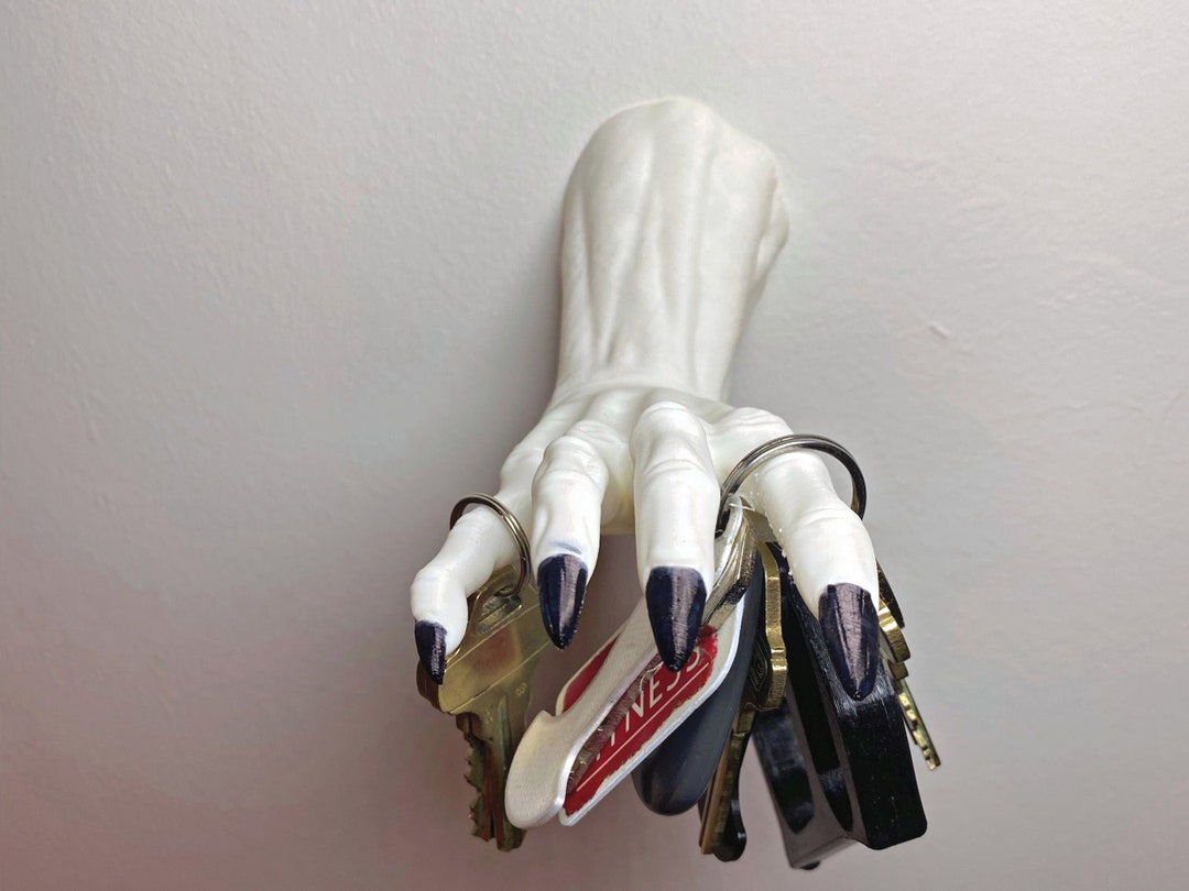 Home or Bed Room Wall Decoration, Key or Jewelry Holder. Spooky Goth ...