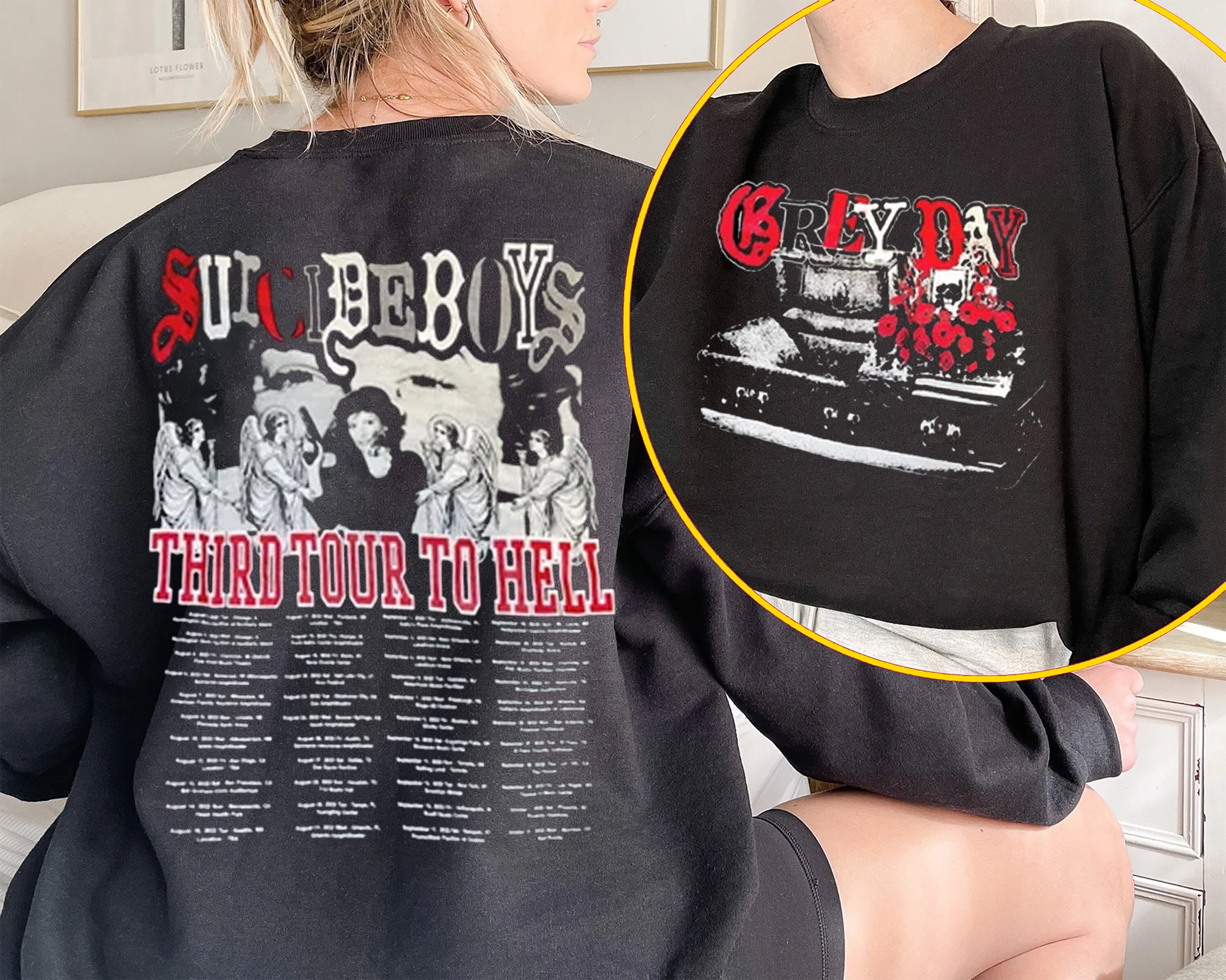 Grey Day Tour 2022 Suicideboys Sweatshirt, Grey Day Tour Shirt ...