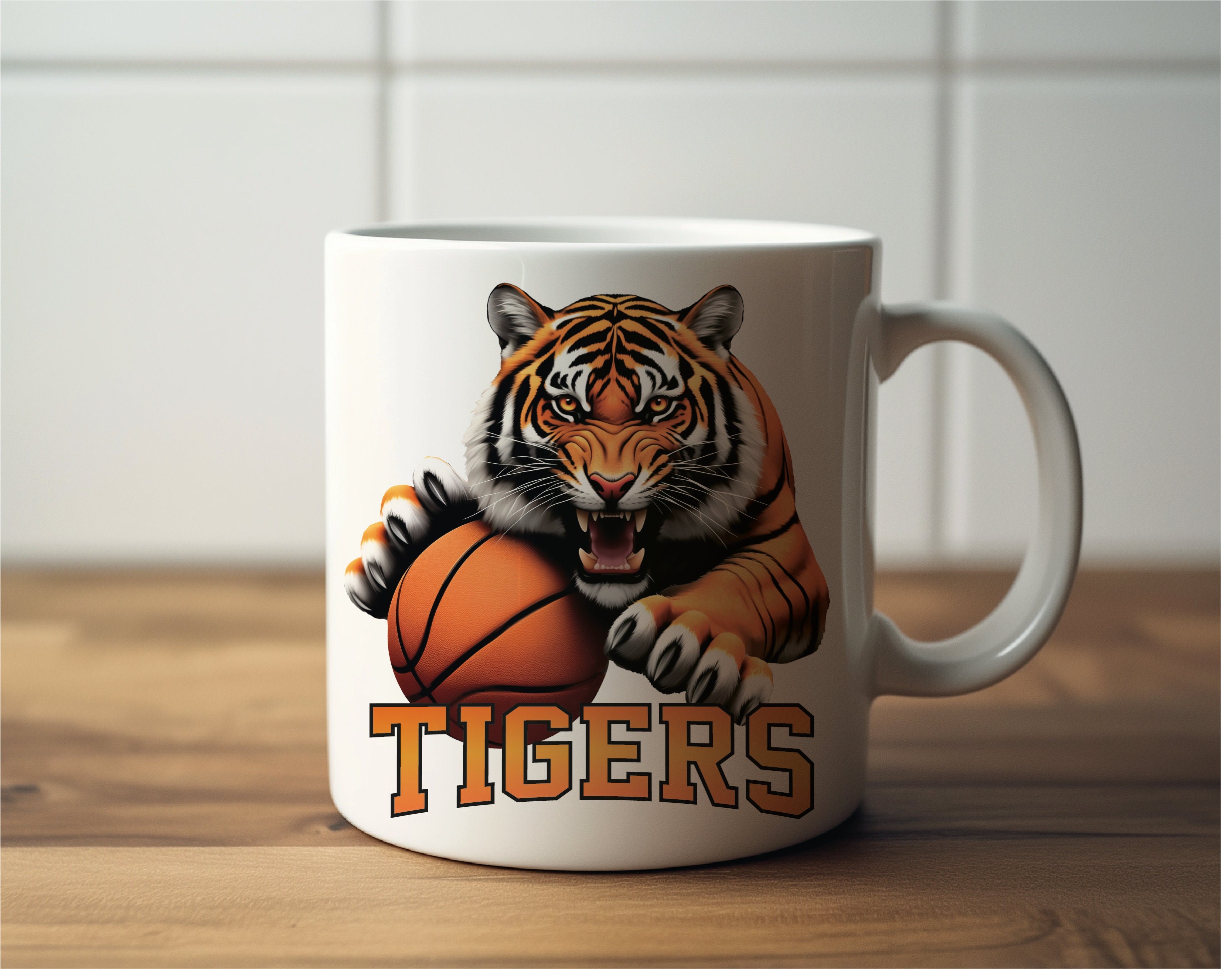 Go Tigers Basketball PNG: School Mascot Sublimation Design (digital ...