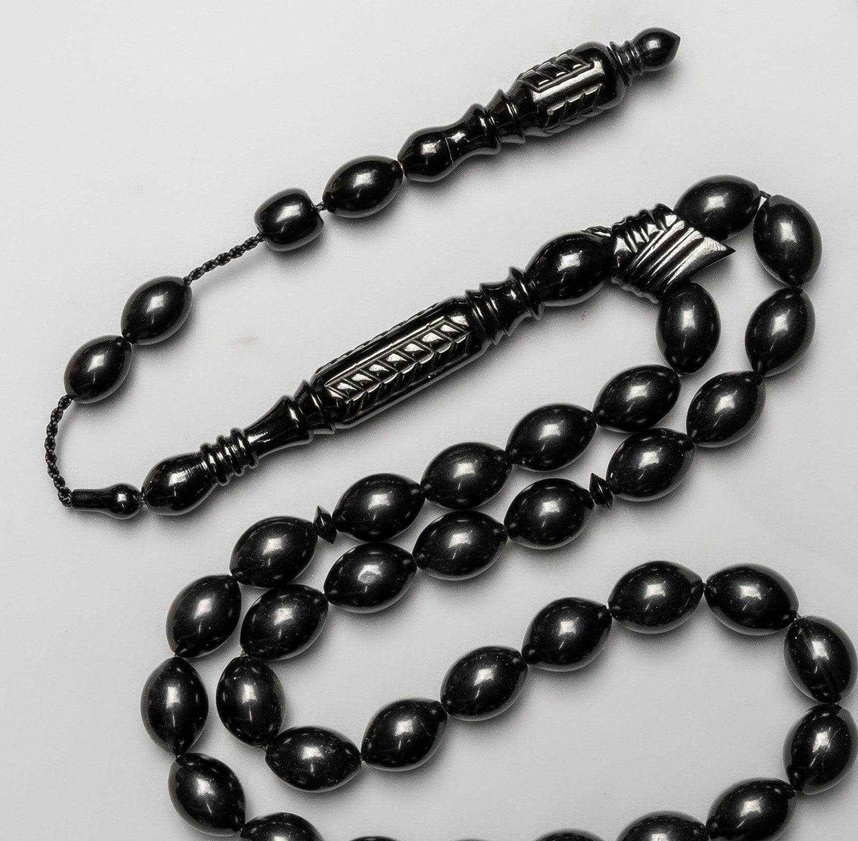 Oltu Stone Custom Carved Imame Craftsmanship Model Rosary - Etsy