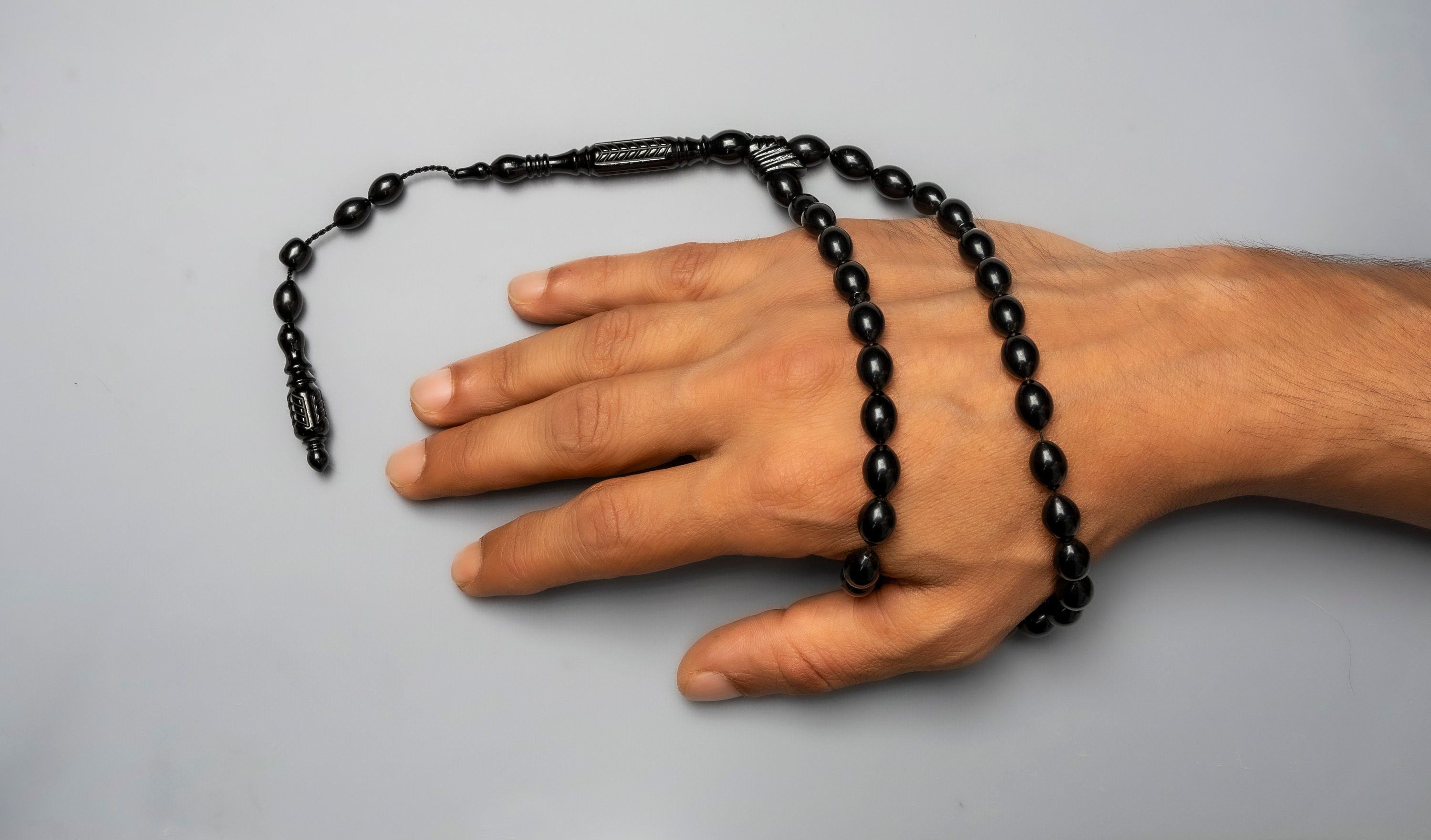 Oltu Stone Custom Carved Imame Craftsmanship Model Rosary - Etsy