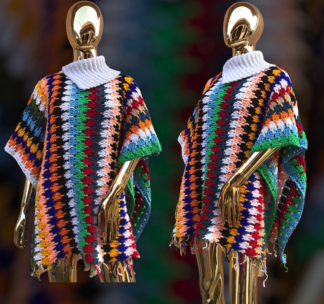 Kai Poncho Pdf Pattern. - Etsy