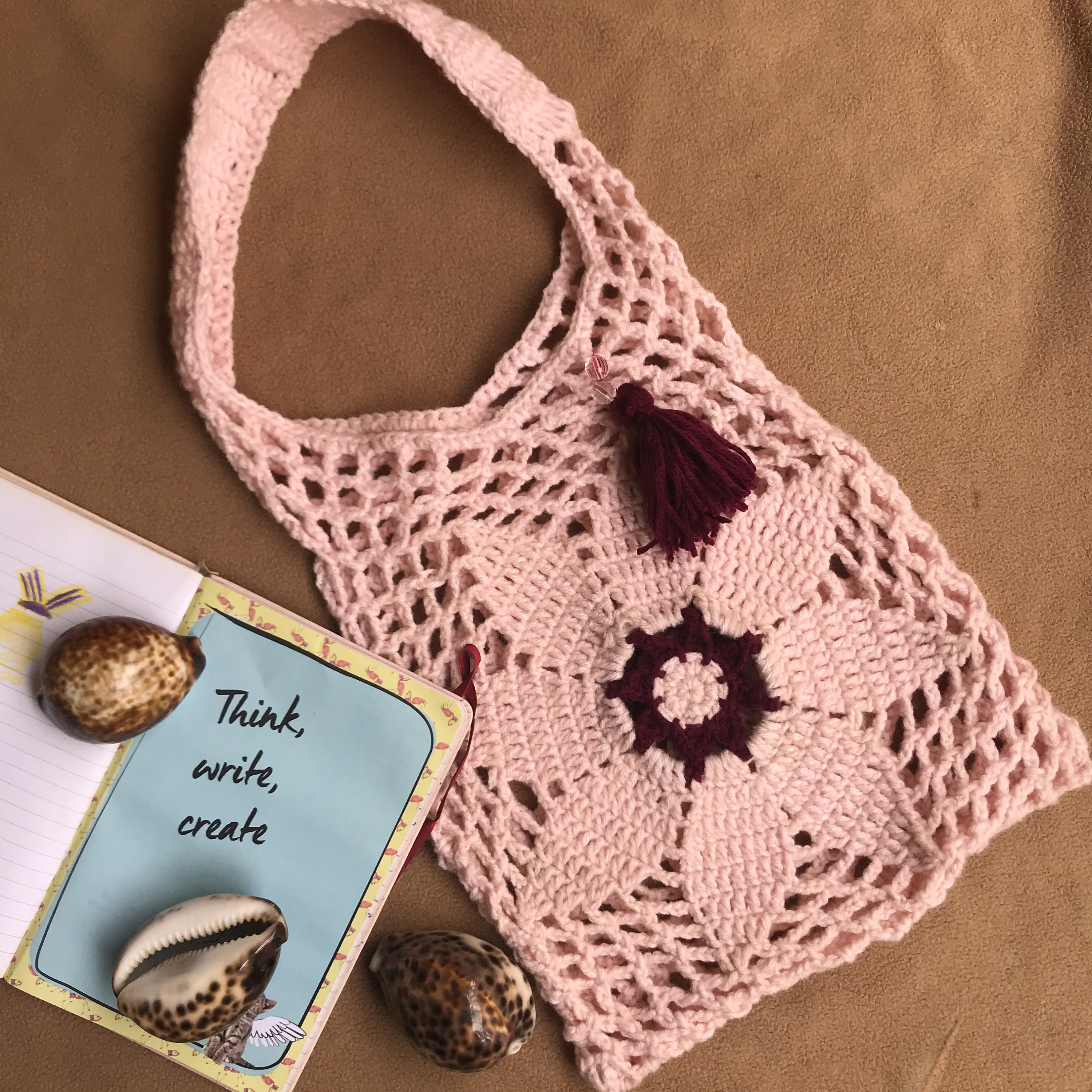 Crochet Tulip Mesh Tote Bag Pattern Pdf - Etsy