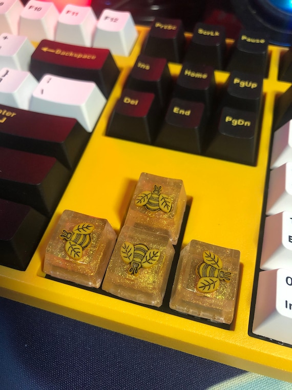Bee Keycaps arrow Key Set | Etsy