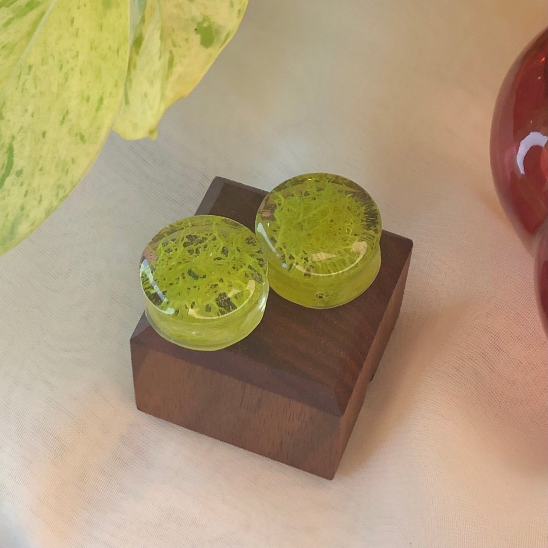Multiple Sizes Green Moss Plugs - Etsy