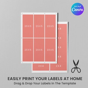 Printable Packaging Labels Template Box Sealing Labels With Customized ...