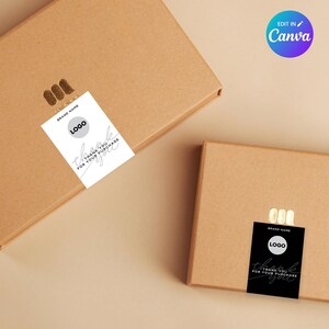 Printable Packaging Labels Template Box Sealing Labels With Customized ...