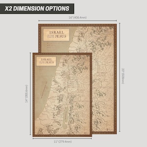 Bible Map of Israel in Jesus' Time, Ancient Israel in Time of Jesus ...