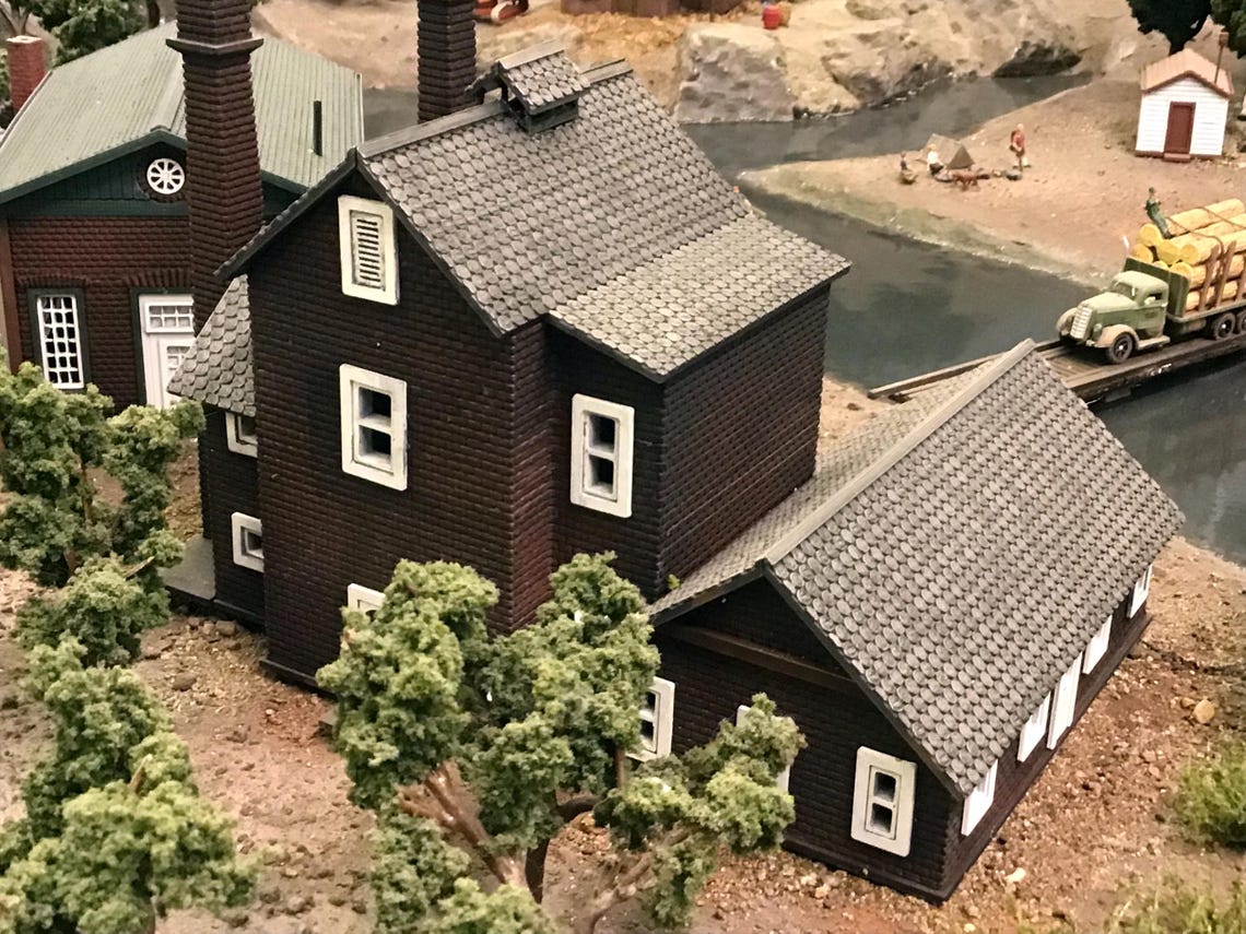 HO Scale Model Railroad Brewery Building - Etsy
