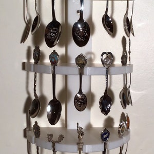 Wall Mounted Souvenir Collectible Tea Spoon Display Rack - Etsy