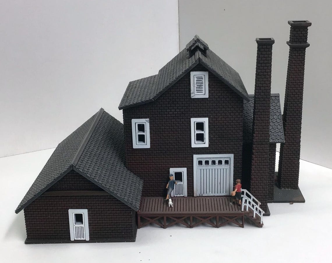 HO Scale Model Railroad Brewery Building - Etsy