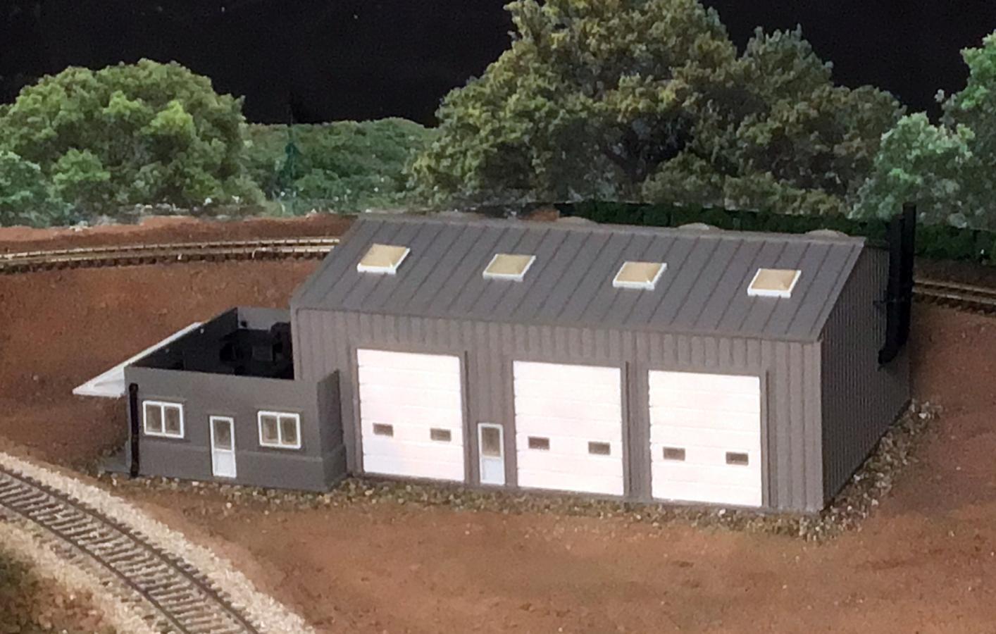 HO Scale Model Railroad Yard Operations Building - Etsy