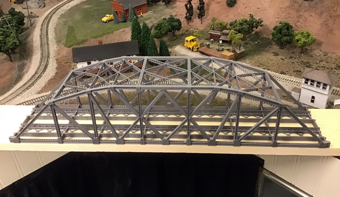 HO Scale Double Track Model Railroad Bridge - Etsy