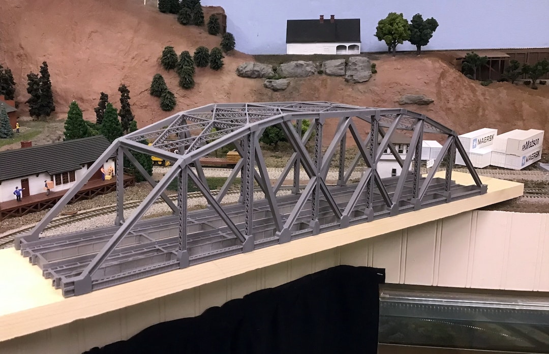 HO Scale Double Track Model Railroad Bridge - Etsy