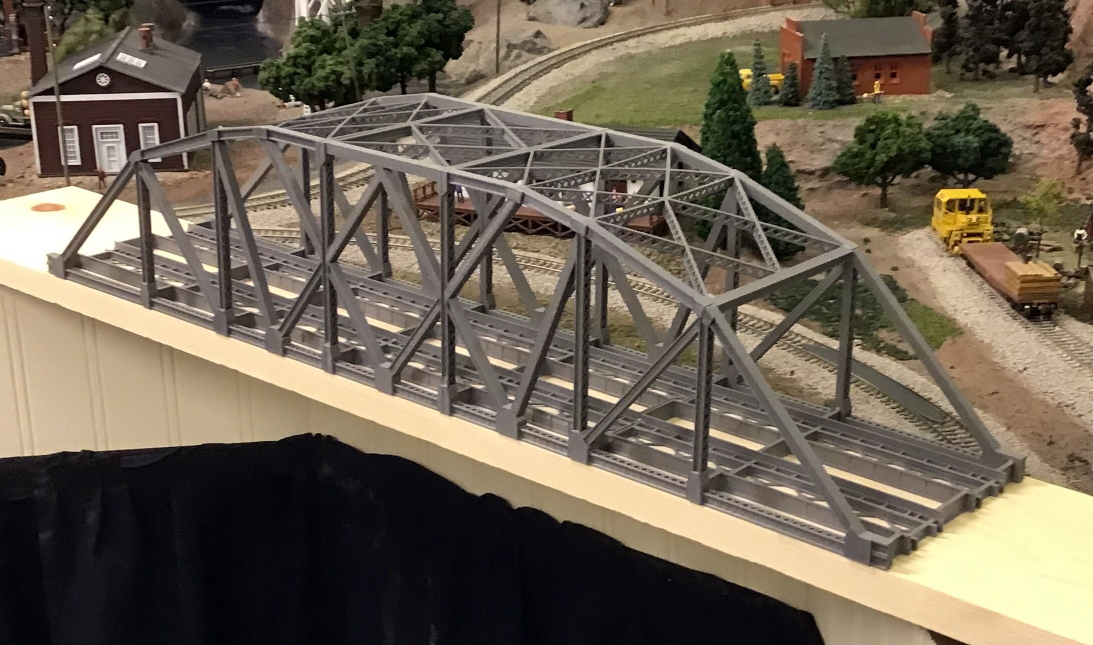 HO Scale Double Track Model Railroad Bridge - Etsy