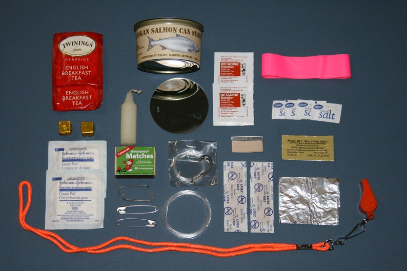 You Can Survive With the Alaskan Salmon Can Survival Kit - Etsy