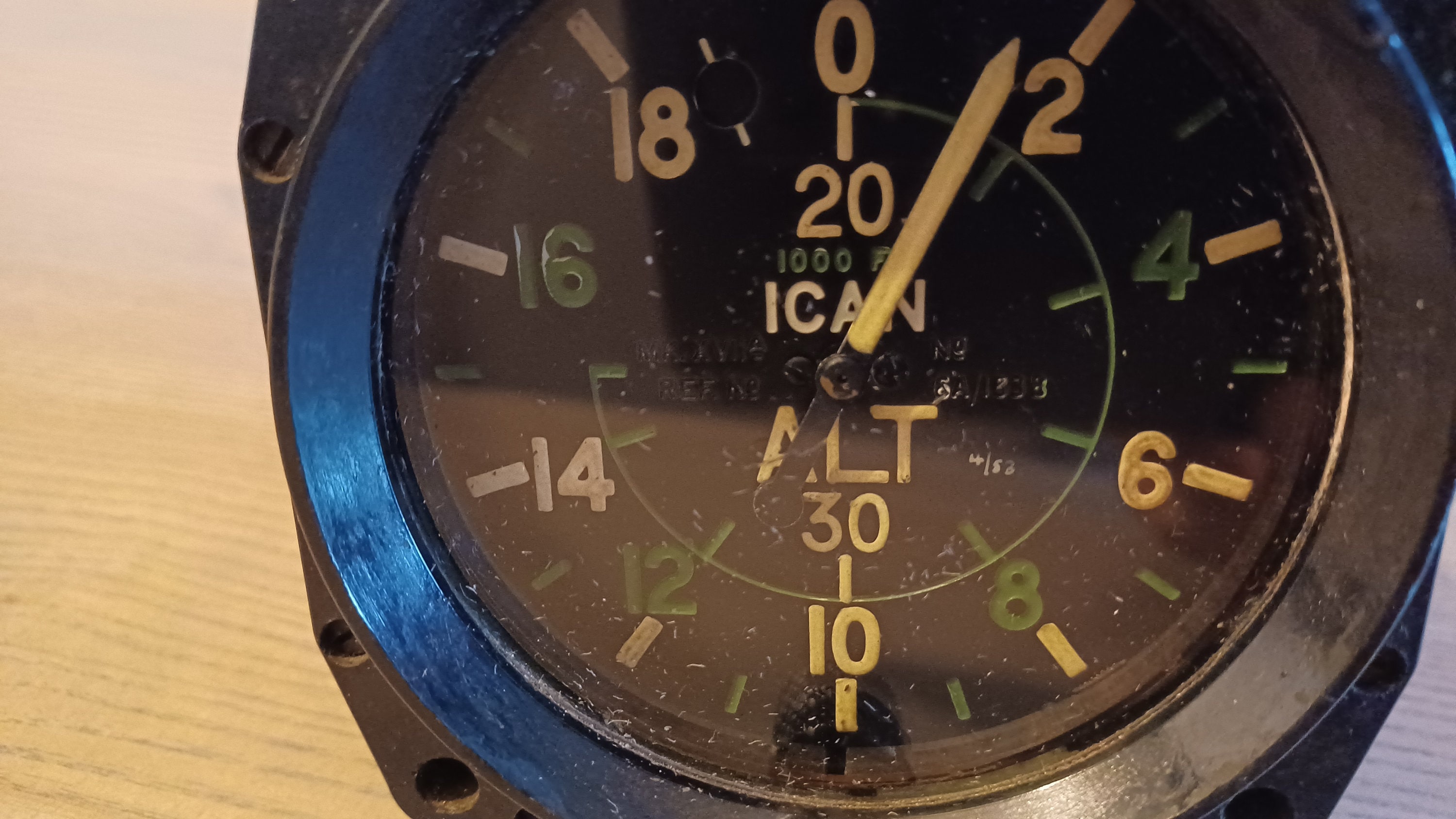 1943 WW2 RAF Air Ministry Lancaster Bomber Aircraft ICAN Altimeter ...