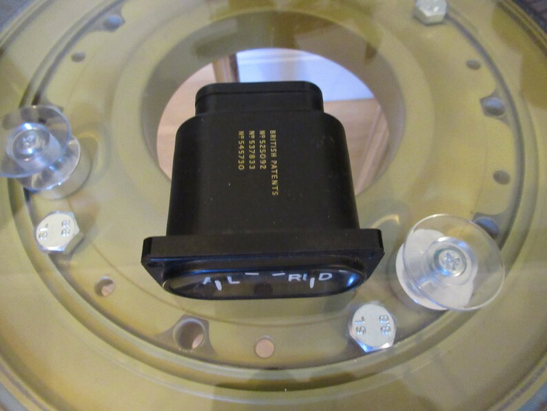 WW2 Era RAF Smiths Desynn 6A/2144 Cockpit Dual Trim Indicator Gauge ...