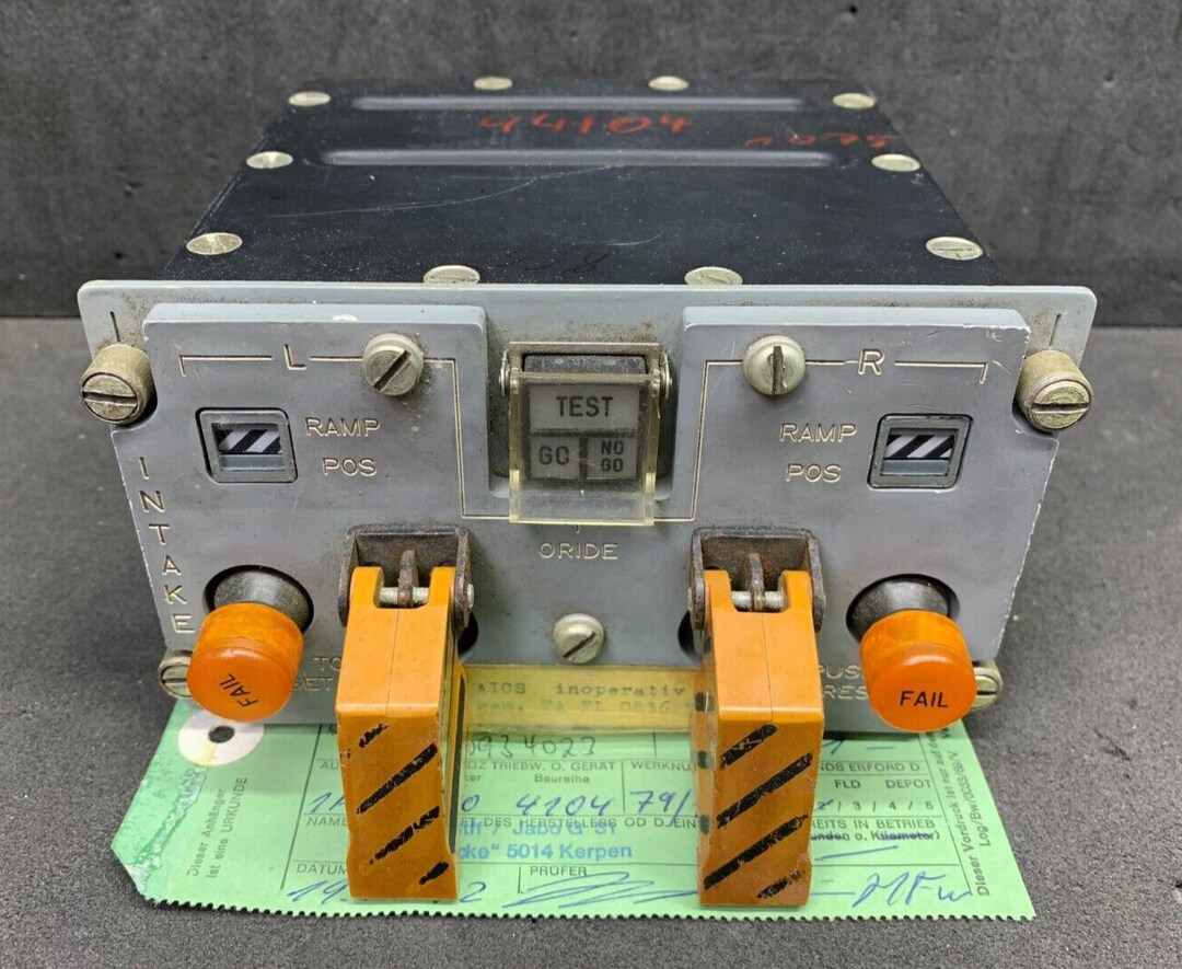Panavia Tornado Fighter Jet Air Intake Control System Panel - Etsy ...