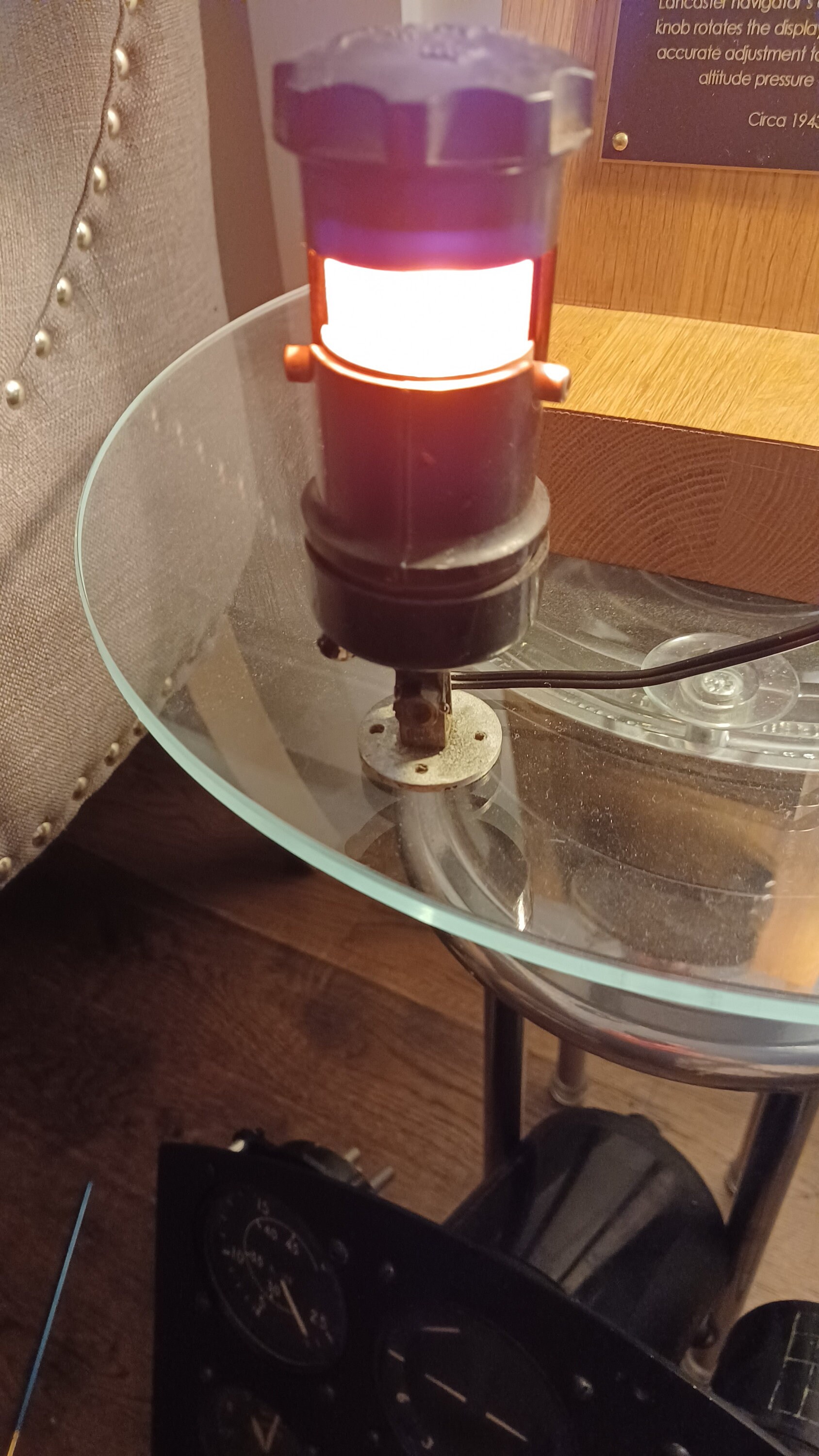 WW2 RAF Lancaster Bomber Working With Plug Aircraft Interior Cockpit ...