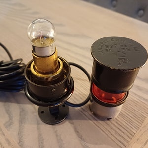 WW2 RAF Lancaster Bomber Working Aircraft Interior Cockpit Light Lamp ...