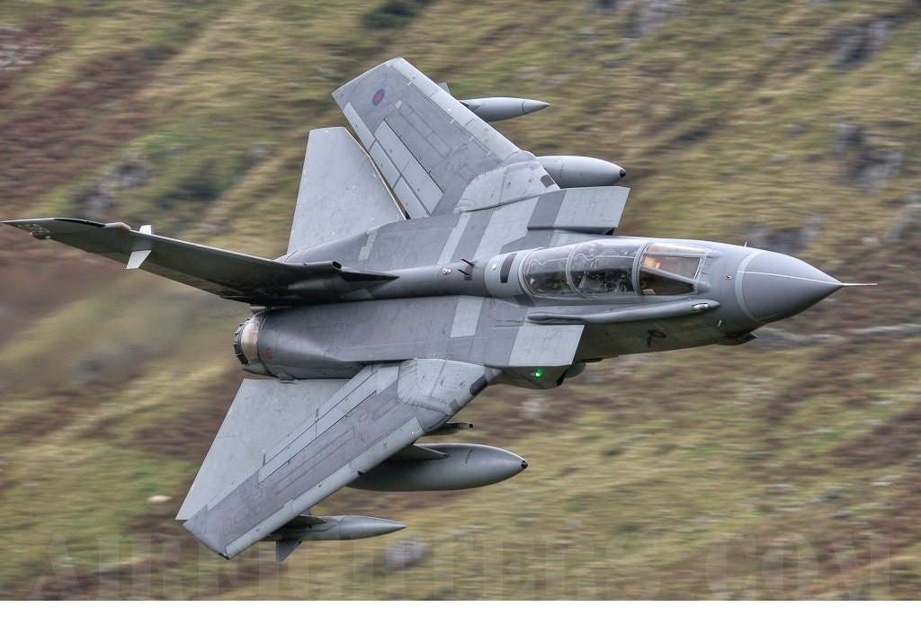 RAF Fighter Jet Aircraft Panavia Tornado GR4 ZD744 Skin Fuselage - Etsy