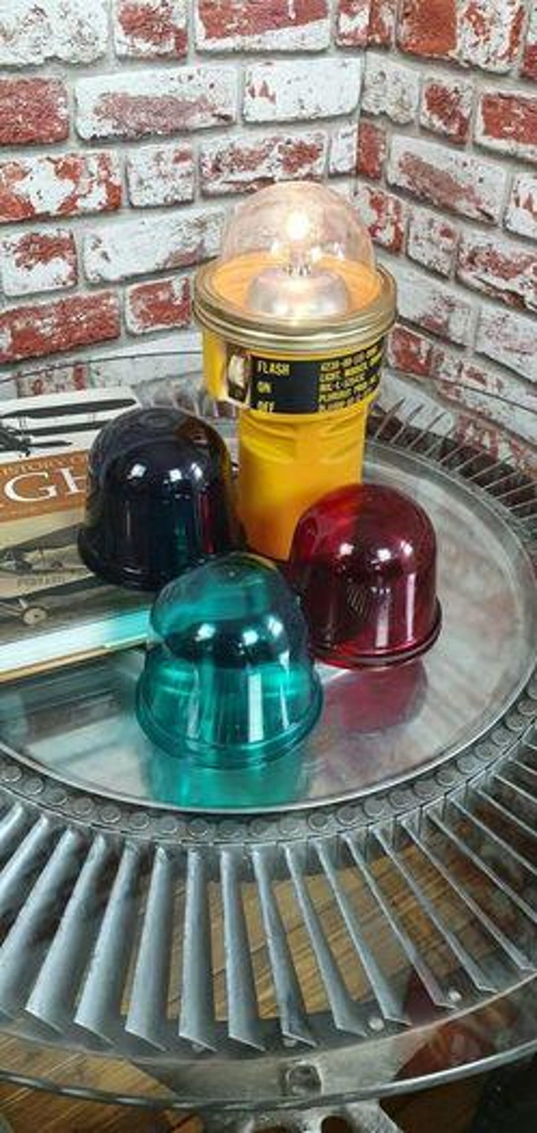 Runway Light Beacon Ground Marker Aviation Man Cave Desk Table Lamp - Etsy
