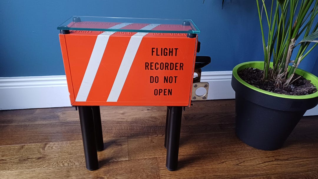 Coffee Table Black Box Flight Voice Recorder From Boeing 727 Aircraft ...