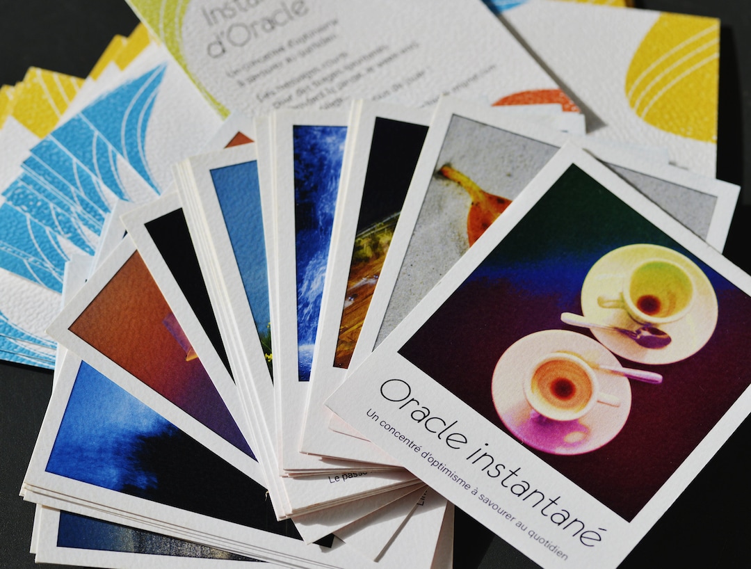 Oracle Instantané Artisanal édition Limitée Jeu De 55 Cartes Sur Papier ...
