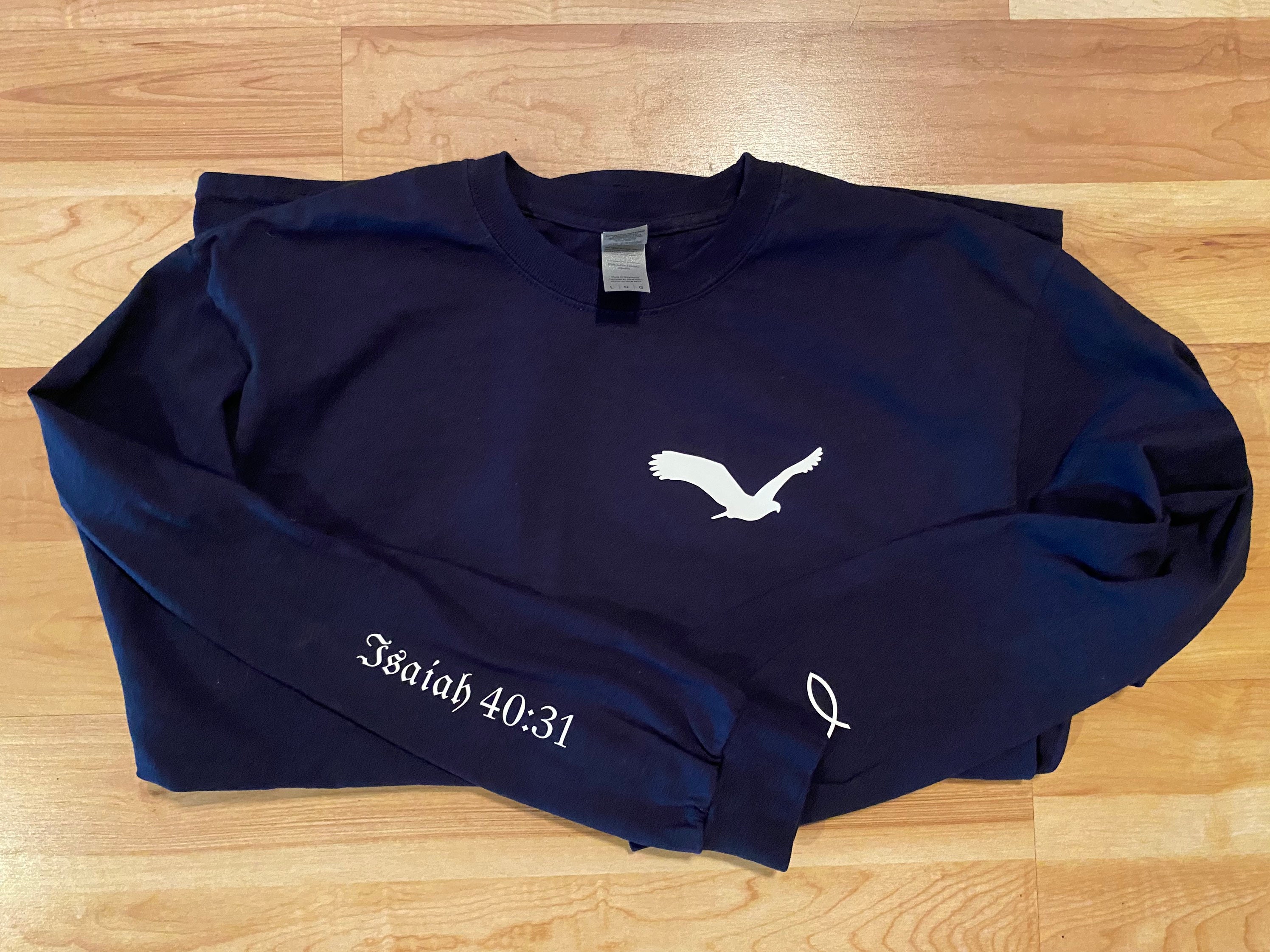 Isaiah 40:31 unisex long sleeve shirt | Etsy