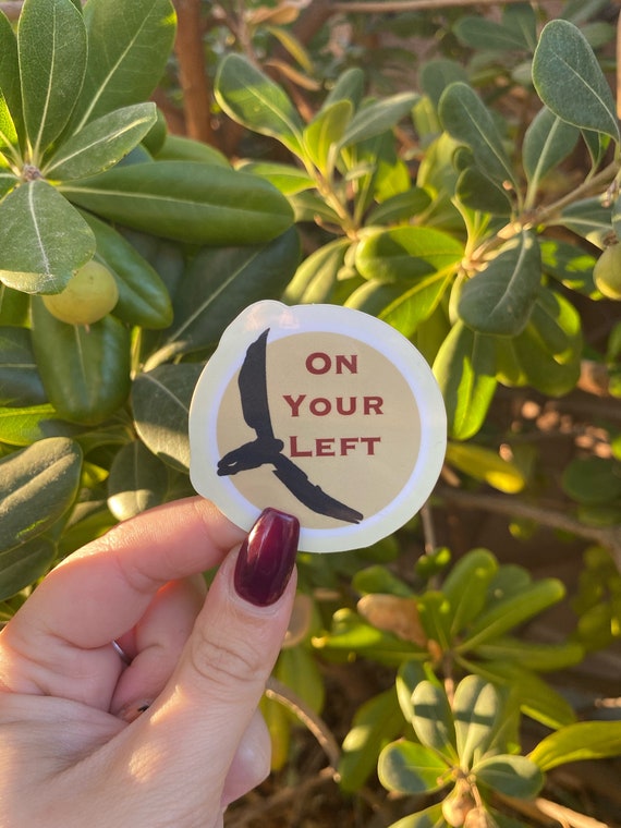 The Falcon on Your Left Vinyl Sticker | Etsy