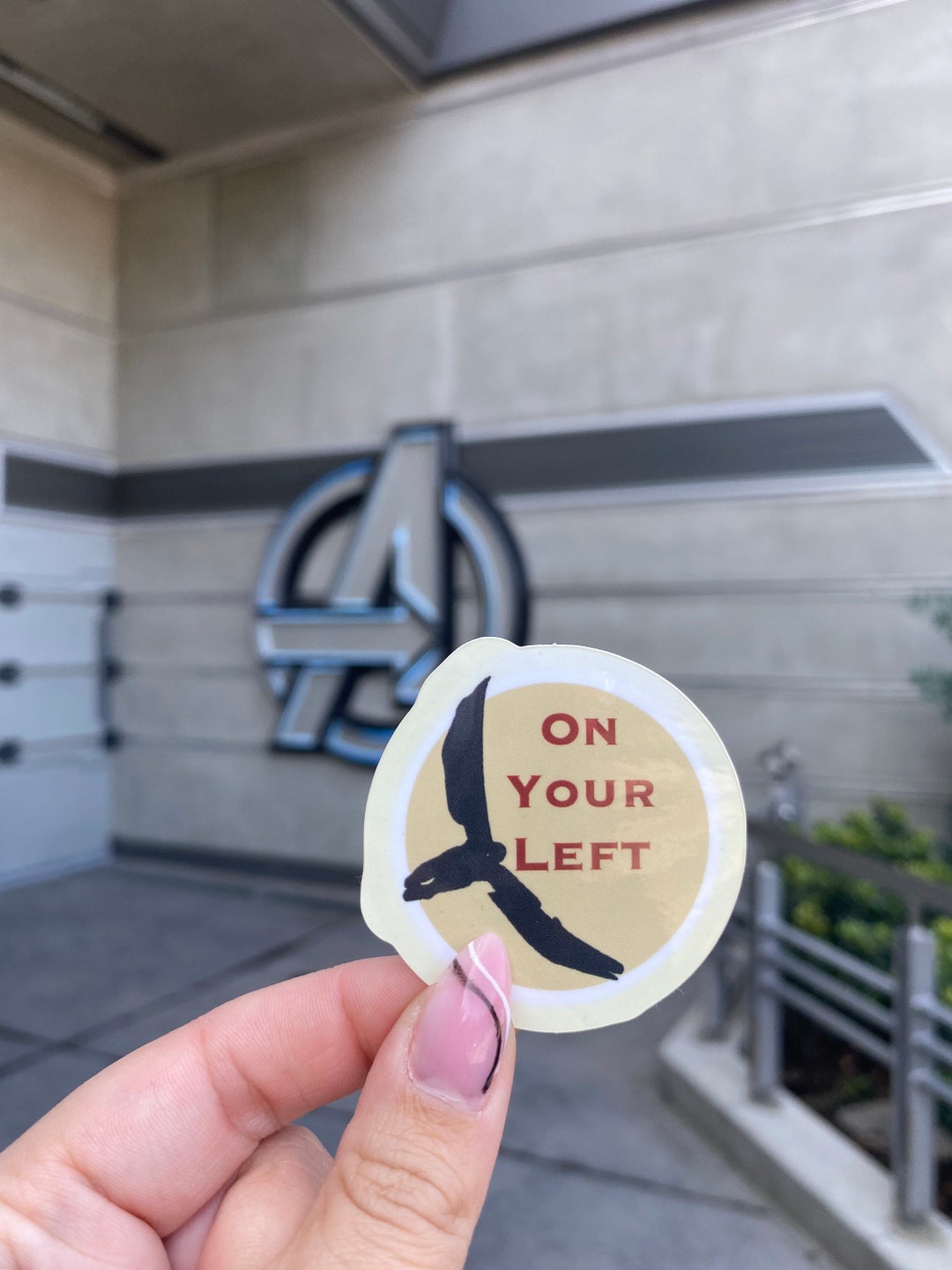 The Falcon on Your Left Vinyl Sticker - Etsy