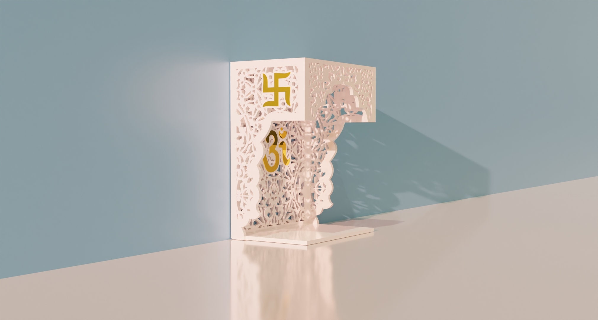 Design of Mandir for Home and Office | Temple Home Prayer Room | Mandir ...