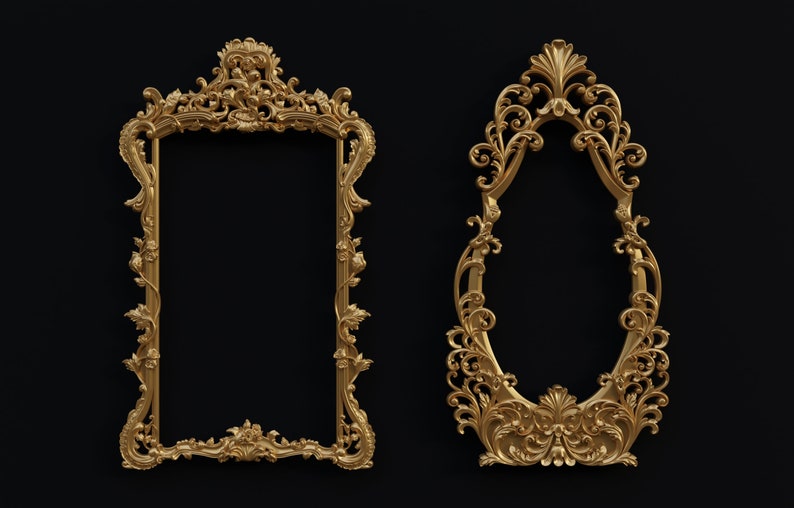 15 Ready to Use STL Files of Mirror and Photo Frames for CNC Machining ...